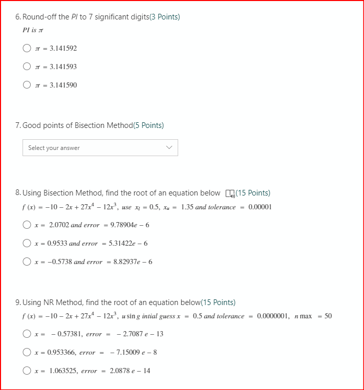 Solved 6. Round-off the PI to 7 significant digits(3 Points) | Chegg.com