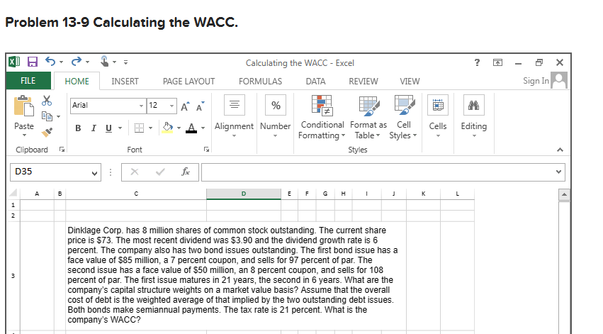 Solved Answer all empty cells in formulas. no hard coding. | Chegg.com