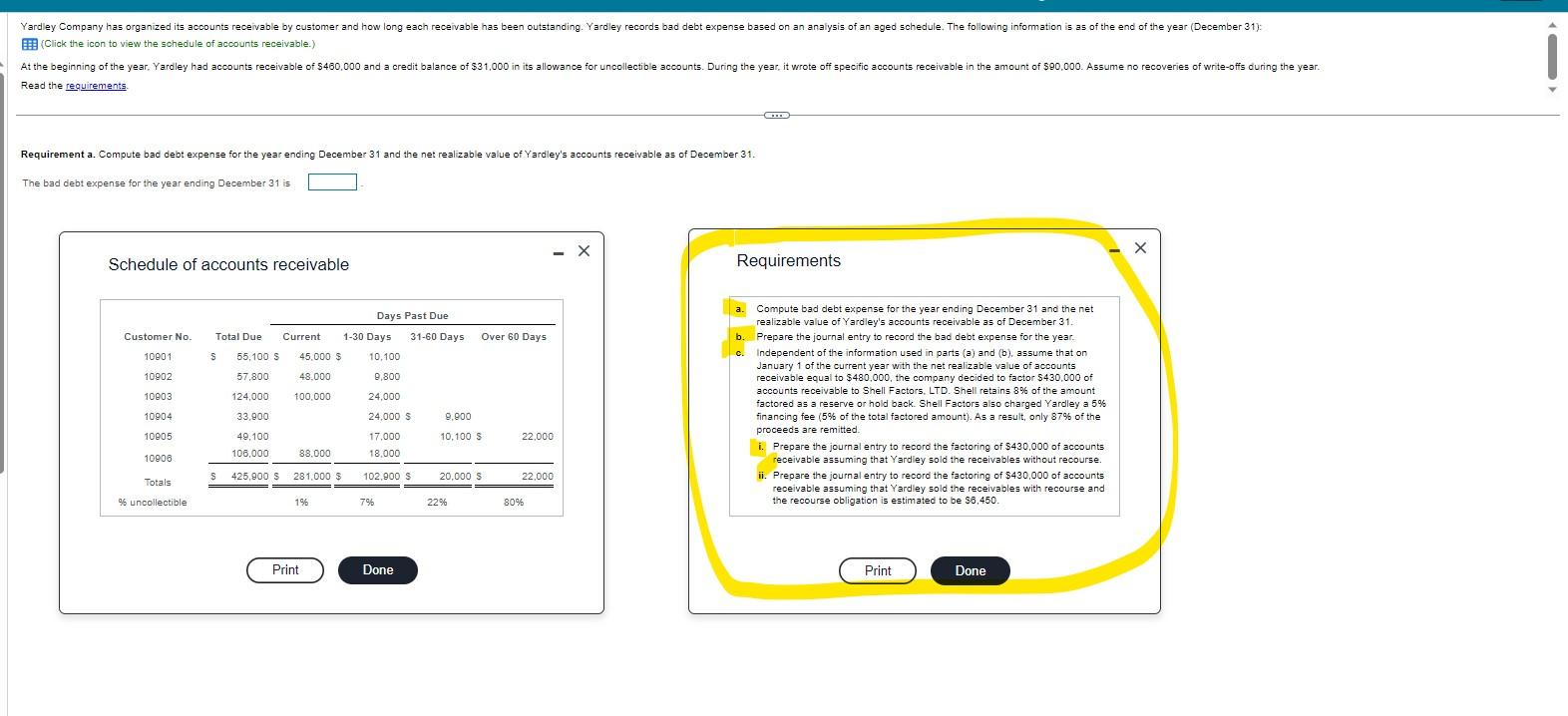 Solved I need help with all the requirements, please, and | Chegg.com