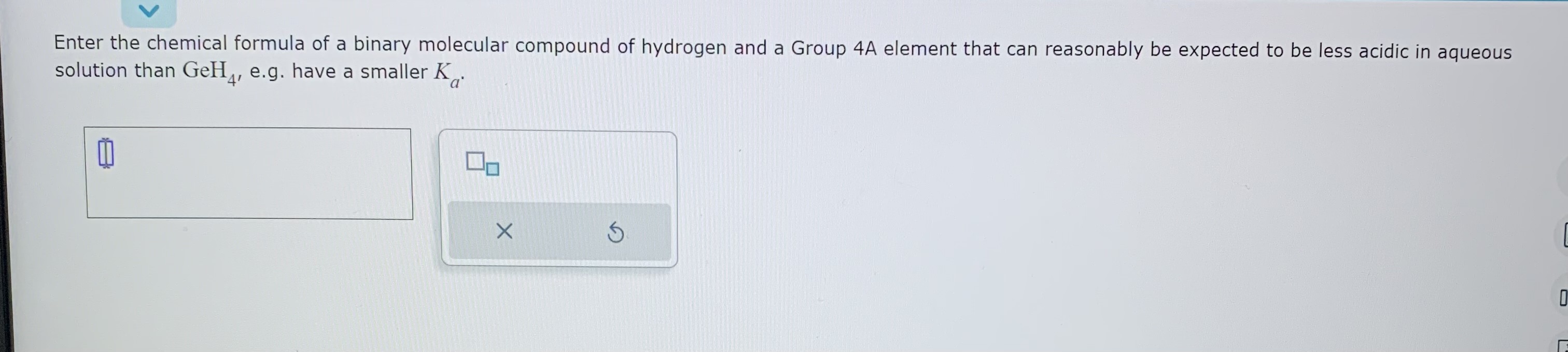 Solved Enter the chemical formula of a binary molecular | Chegg.com