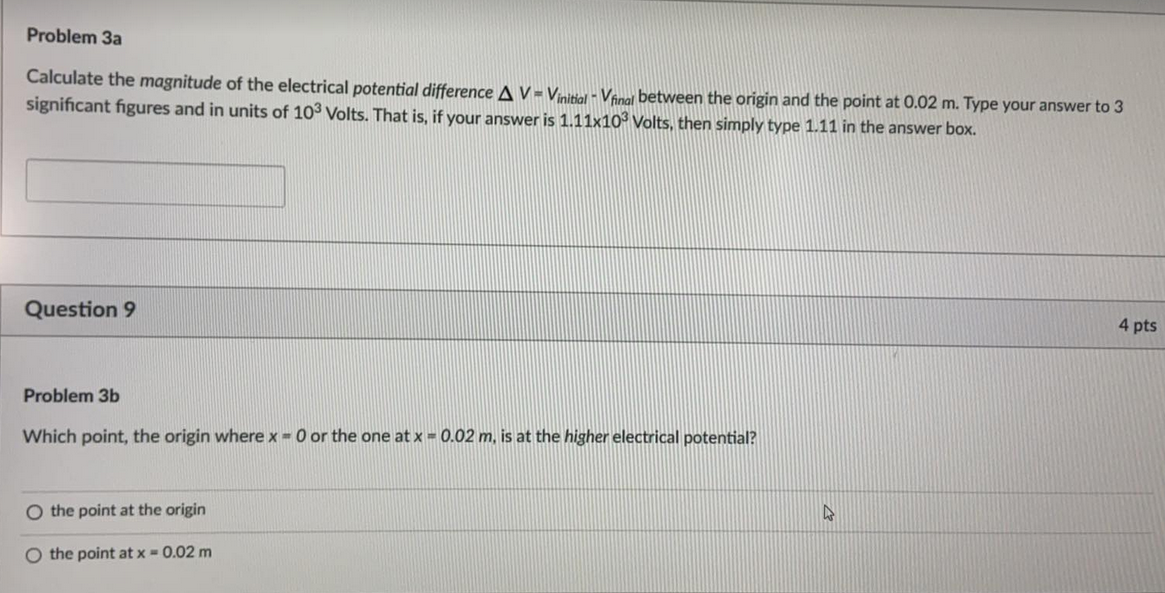 Solved Problem 3 12 Points An Electron Moving Parallel To