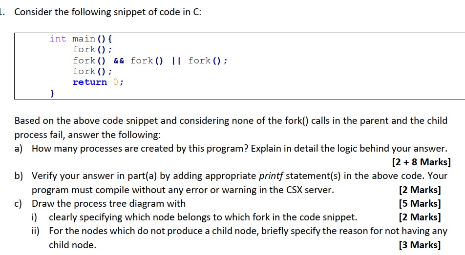 Solved Consider the following snippet of code in C:```int | Chegg.com