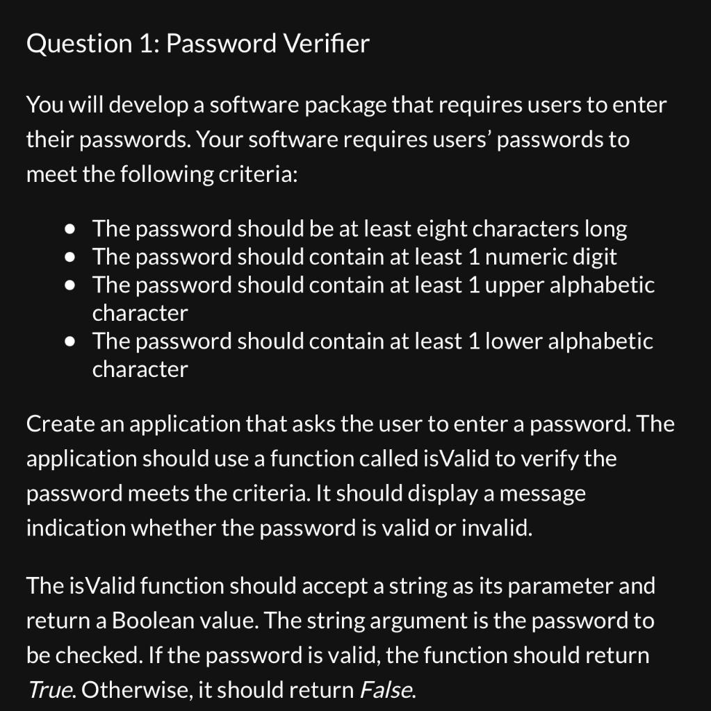 Solved CREATE THE FLOW CHART AND PSEUDOCODE ONLY!!! You | Chegg.com