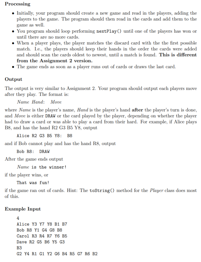 Part I: Ochos Locos Faciles We will create the game | Chegg.com