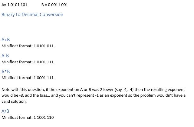 Solved A= 1 0101 101 B = 0 0011 001 Binary to Decimal | Chegg.com