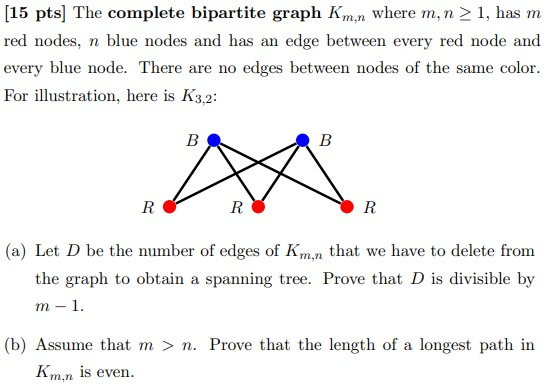 Graph Theory 2. Please write in a detailed answer | Chegg.com