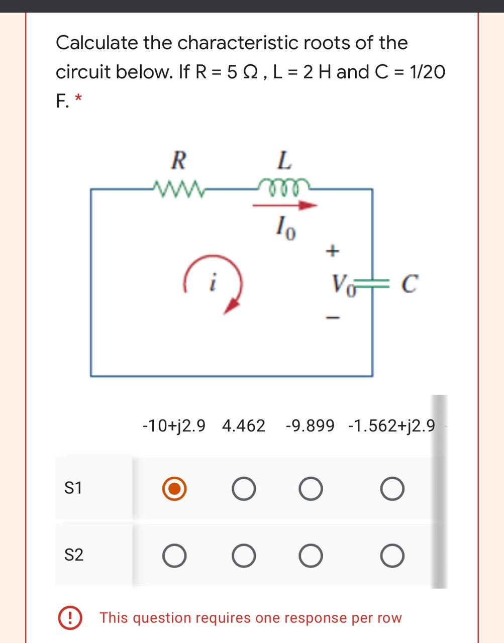 Solved Calculate the characteristic roots of the circuit | Chegg.com