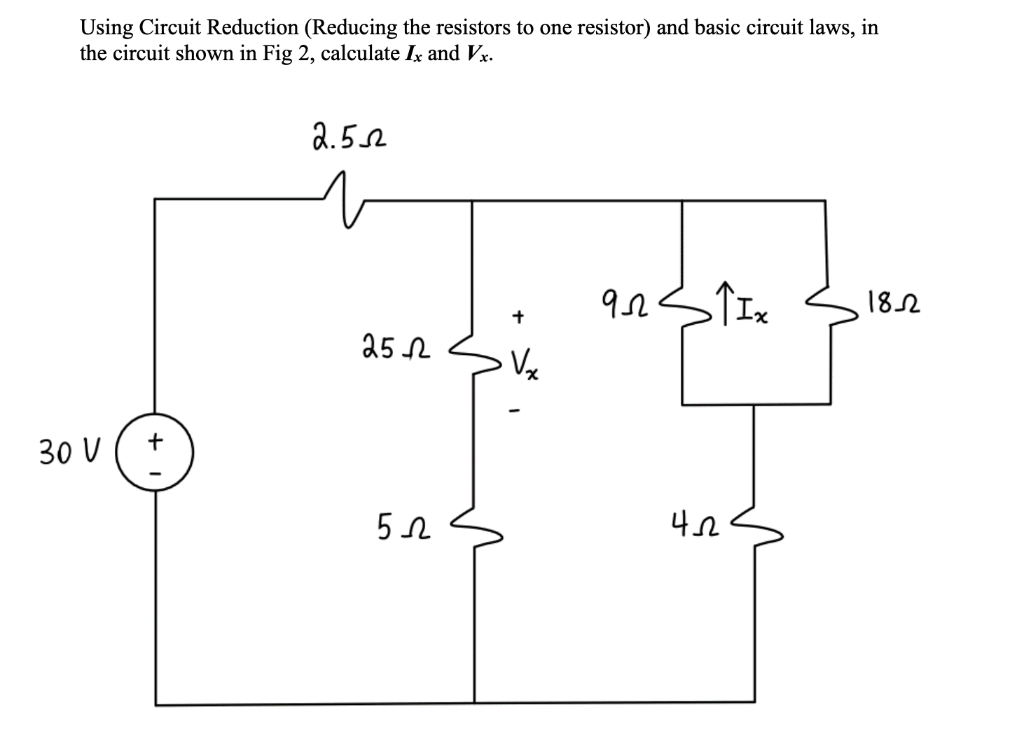 Solved Using Circuit Reduction (Reducing the resistors to | Chegg.com