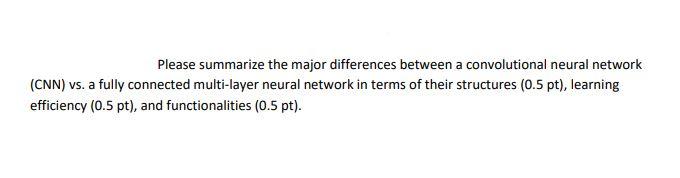 Solved Please summarize the major differences between a | Chegg.com