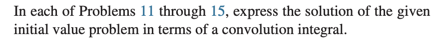 Solved In each of Problems 11 through 15, express the | Chegg.com