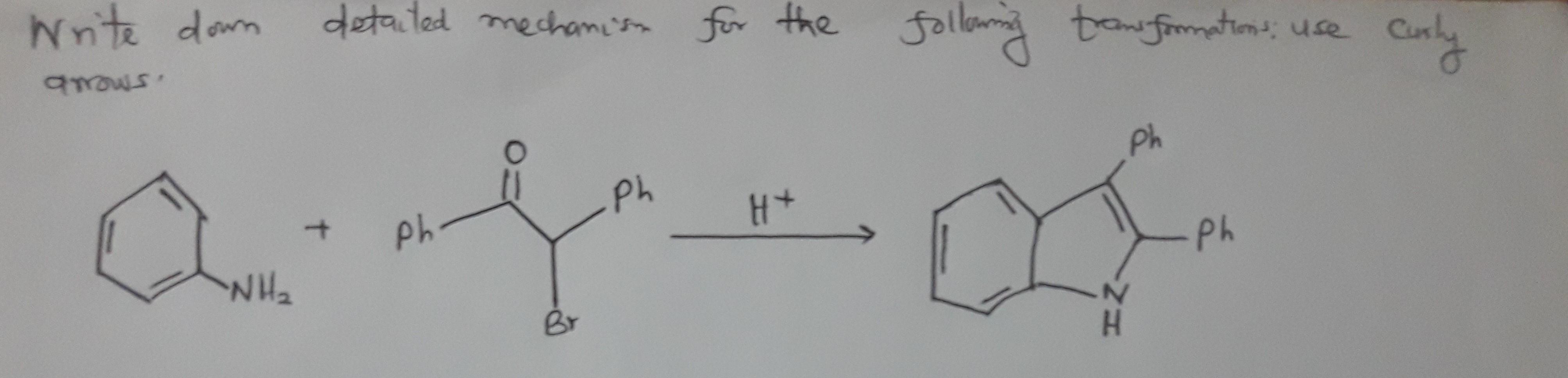 Solved Nrite doun detaited mechanison for the followng | Chegg.com Solved Nrite doun detaited mechanison for the followng | Chegg.com