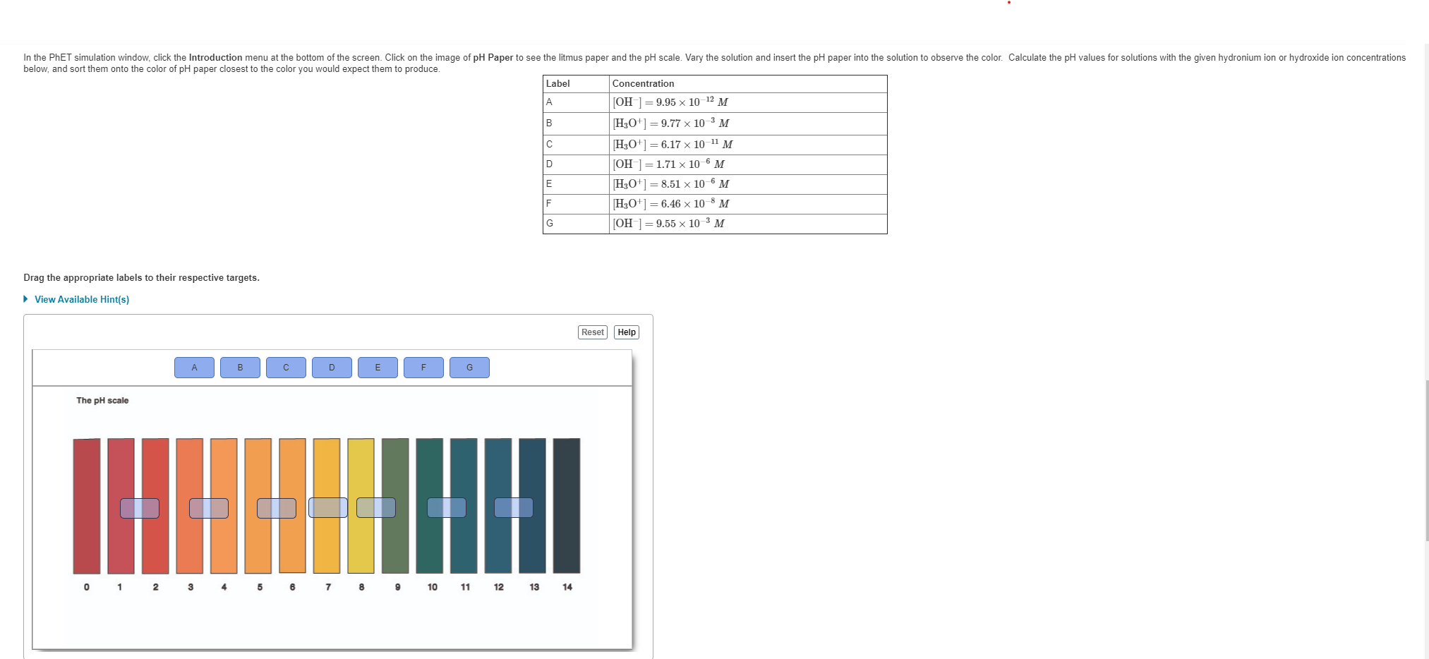 Solved In The Phet Simulation Window Click The Introduction 4367