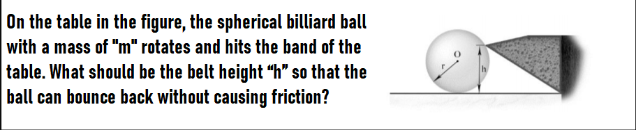 Solved On the table in the figure, the spherical billiard | Chegg.com Solved On the table in the figure, the spherical billiard | Chegg.com