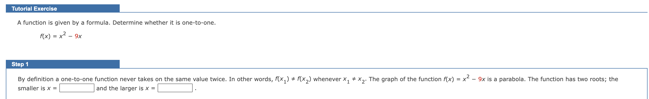 Solved Tutorial Exercise A Function Is Given By A Formula 7385