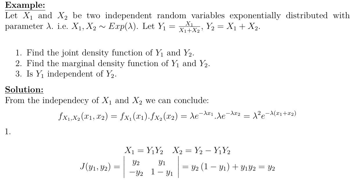 Solved Example: Let X1 and X2 be two independent random | Chegg.com