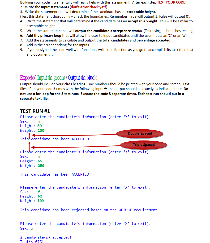 Solved Problem Statement A military academy accepts | Chegg.com