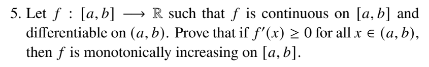 Solved 5. Let f:[a,b] R such that f is continuous on [a,b] | Chegg.com