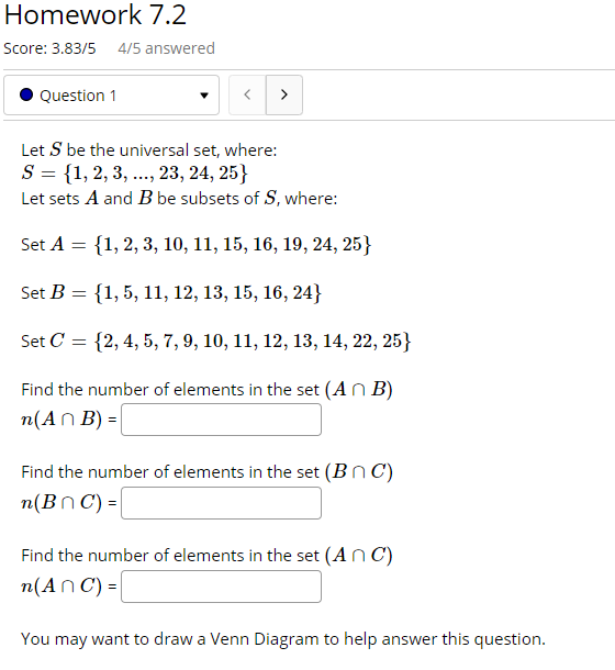 Solved Homework 7 2 Score 3 83 5 4 5 Answered Question 1
