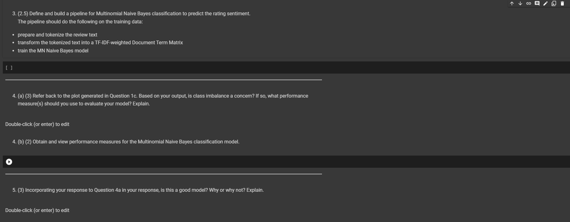 Solved 1. (b) (2.5) View the dataframe information, to | Chegg.com