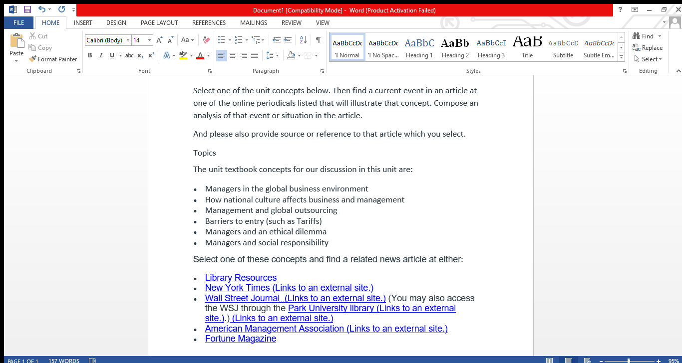 Solved w] AS ? C X Document1 [Compatibility Mode] - Word | Chegg.com