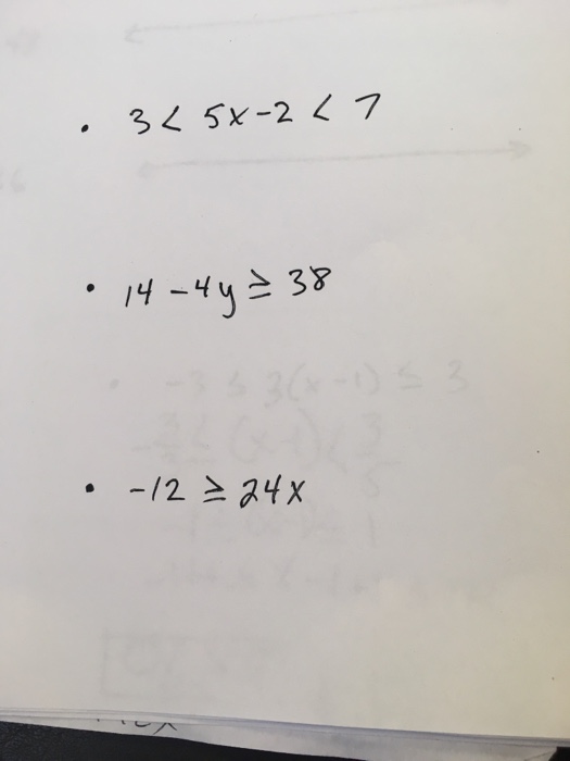 Solved Solve each inequality 3