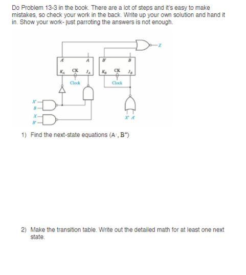 Solved Do Problem 13-3 in the book. There are a lot of steps | Chegg.com
