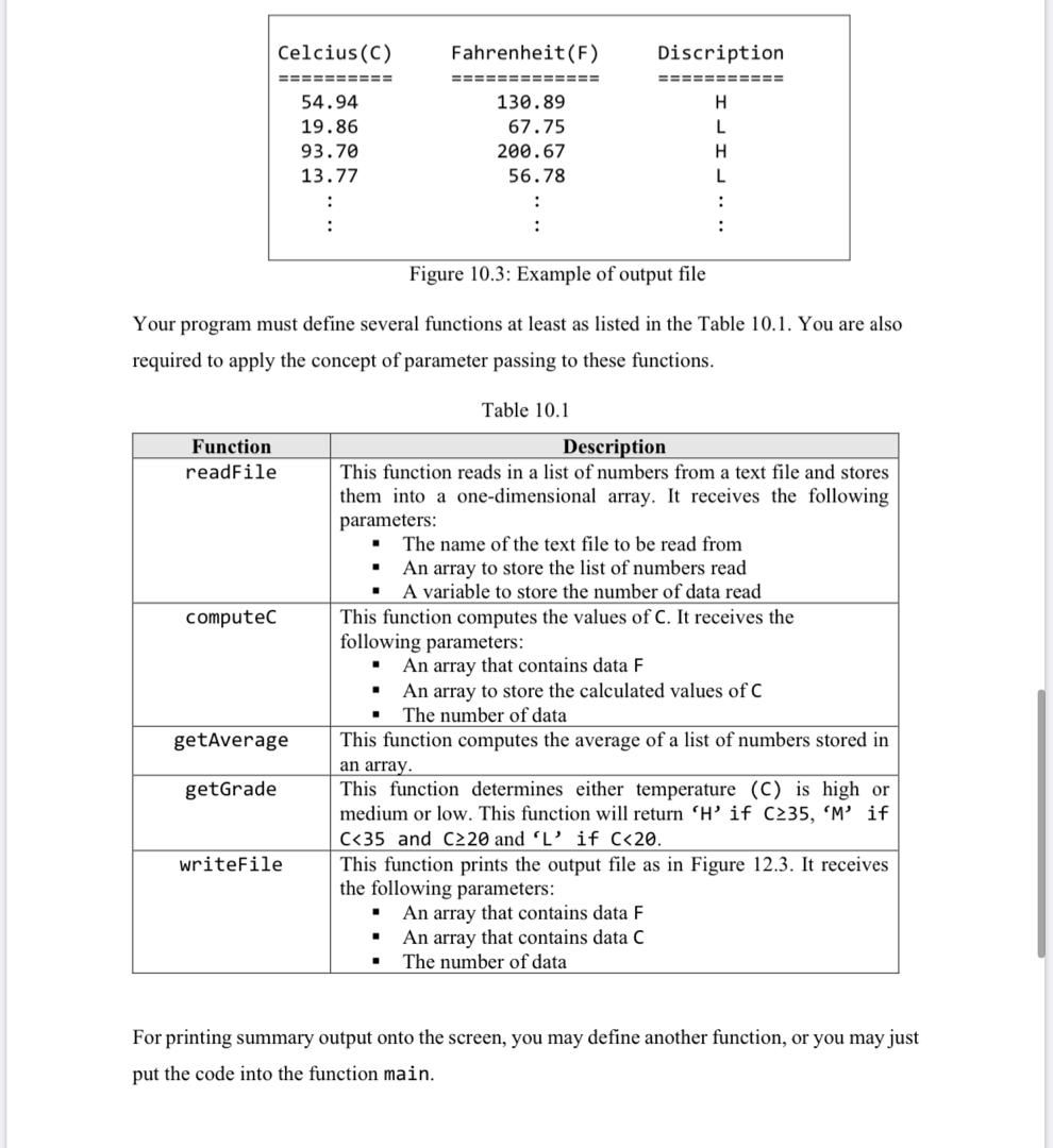 Solved EXERCISE 3 Given the formula for converting | Chegg.com