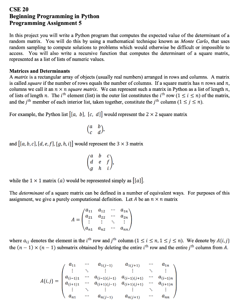 Cse 20 Beginning Programming In Python Programming 4027
