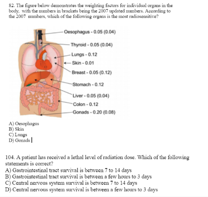 Solved 82. The figure below demonstrates the weighting | Chegg.com