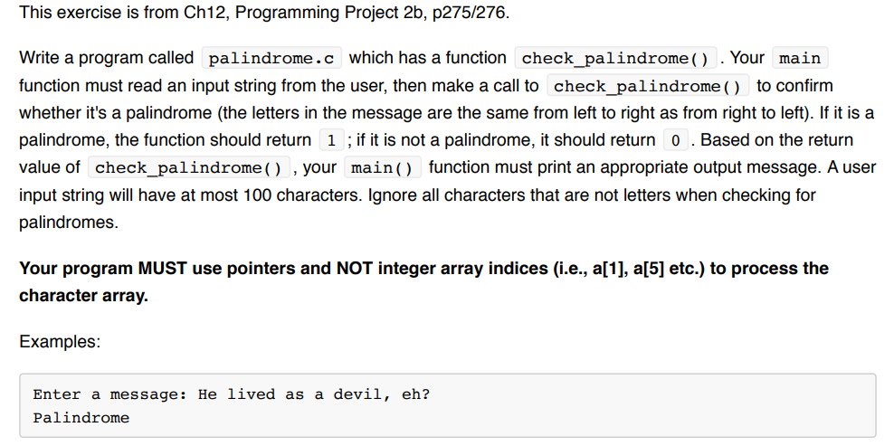 Solved This exercise is from Ch12, Programming Project 2b, | Chegg.com