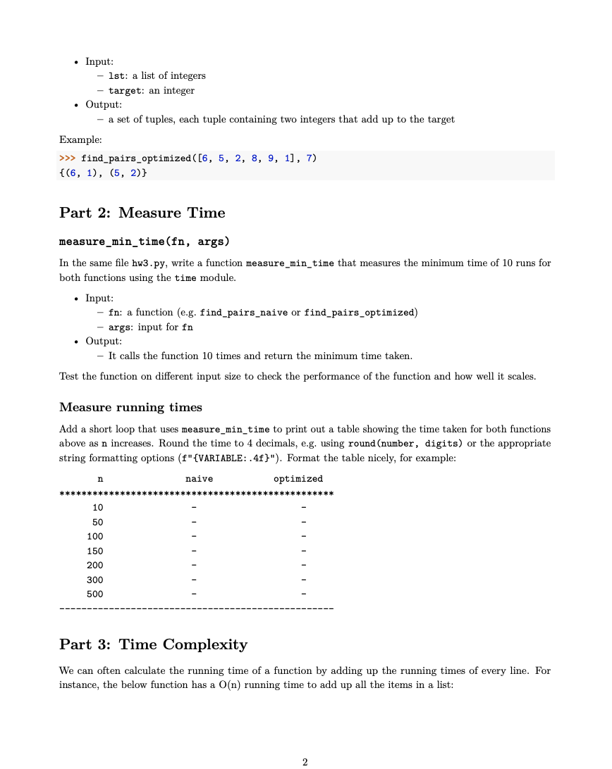 Solved Problem Find Pairs Given A List Of Unique Integers