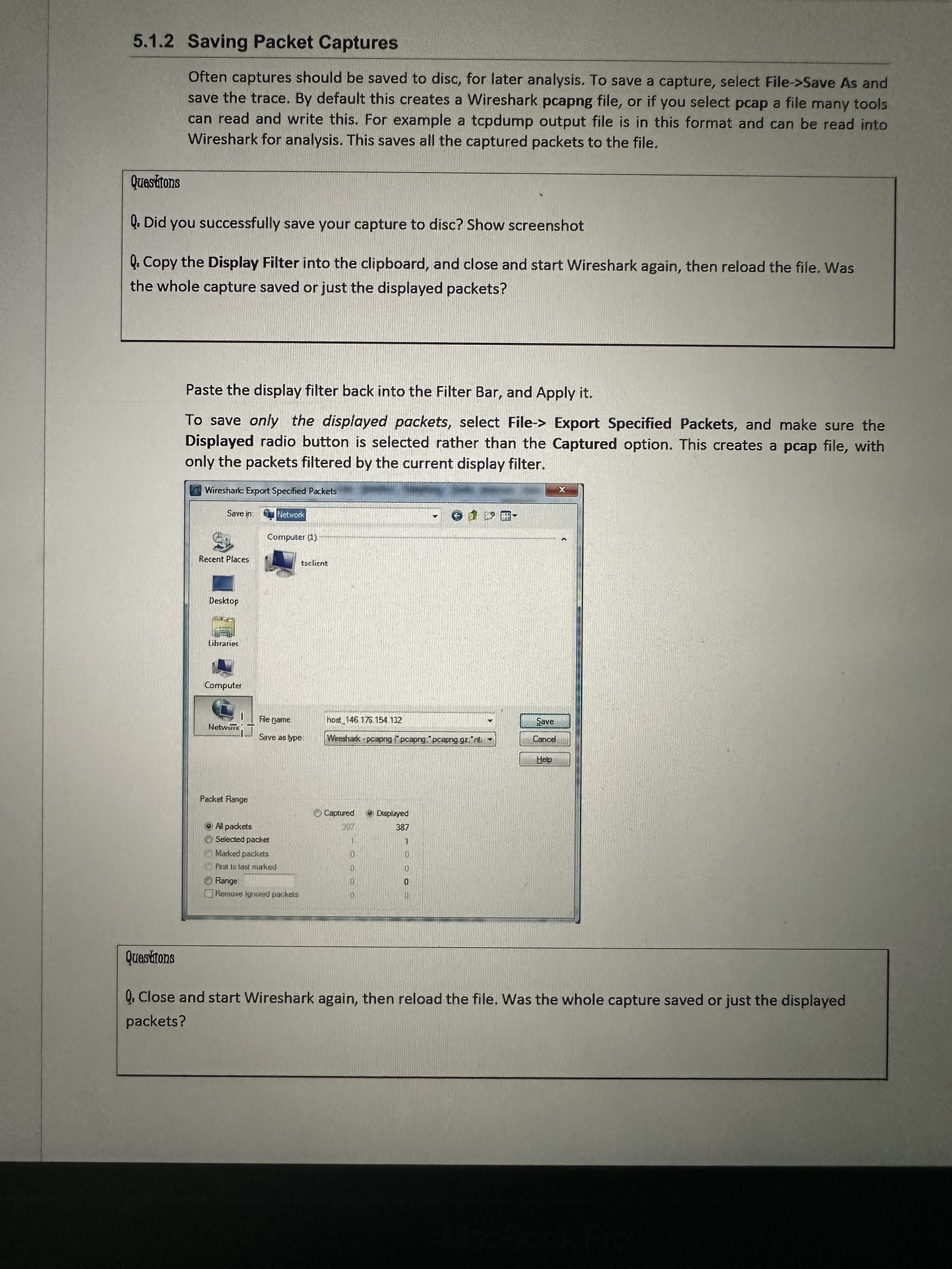 Solved Packet Capture Packet Sniffing A Packet Sniffer Is