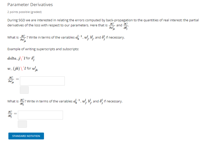 One of the key steps for training multi-layer neural | Chegg.com