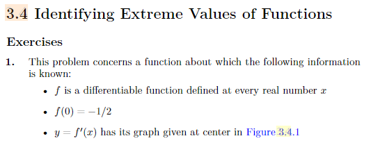 Solved 3.4 Identifying Extreme Values of Functions Exercises | Chegg.com