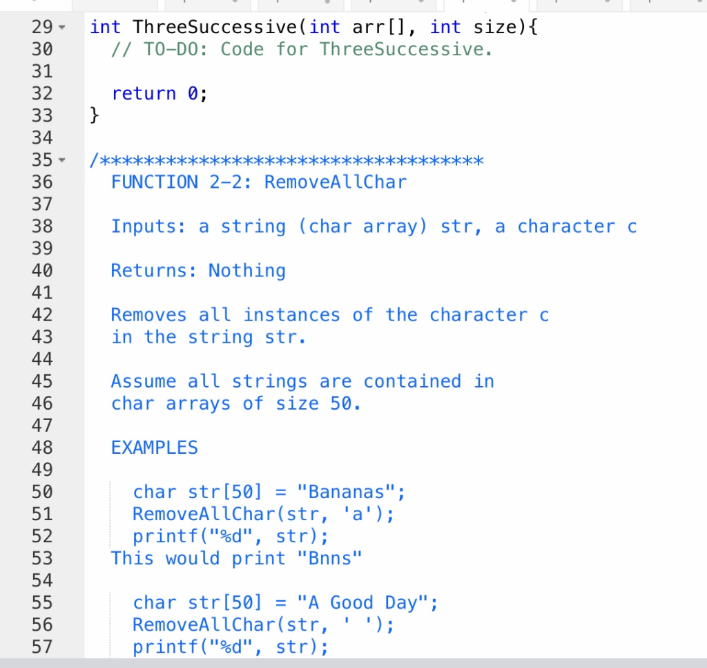 THE FUNCTIONS Next, here are the general descriptions | Chegg.com