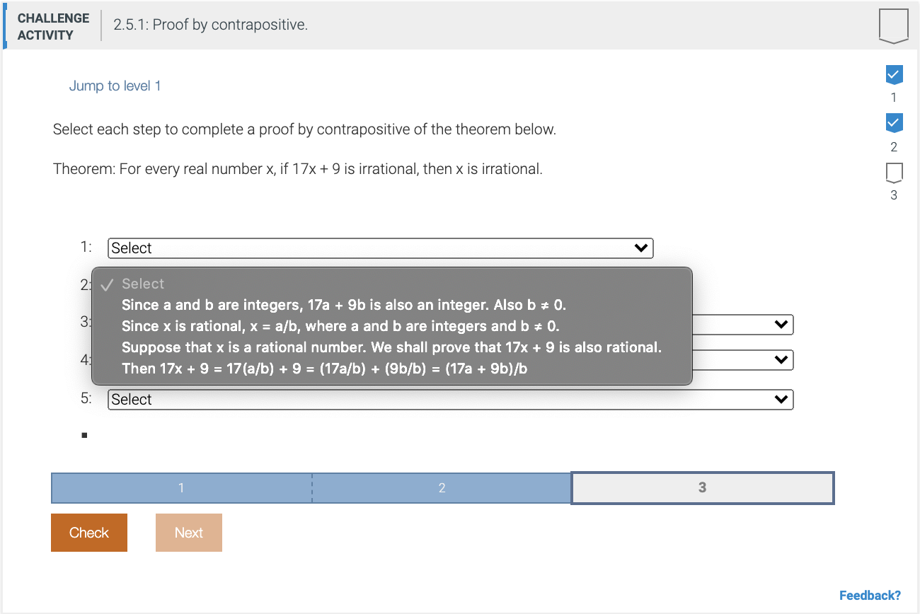 Solved 2.5.1: Proof by contrapositive. - BEST ANSWER WILL | Chegg.com