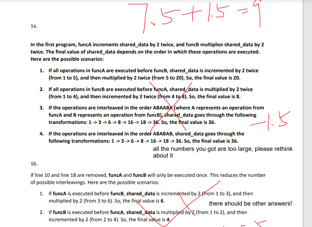 Solved The third homework focuses on thread locks and | Chegg.com