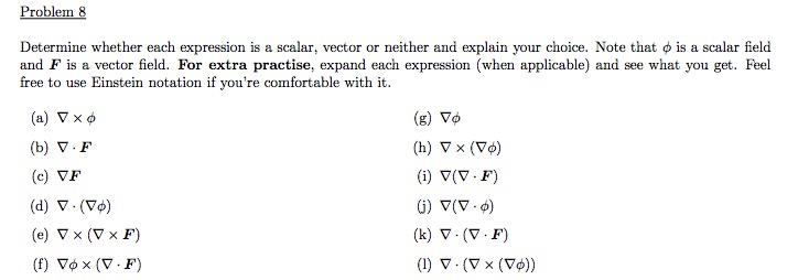 Solved Problem 8 Determine whether each expression is a | Chegg.com