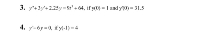 Solved Questions & Problems- Solve the ODEs, using Laplace | Chegg.com Solved Questions & Problems- Solve the ODEs, using Laplace | Chegg.com