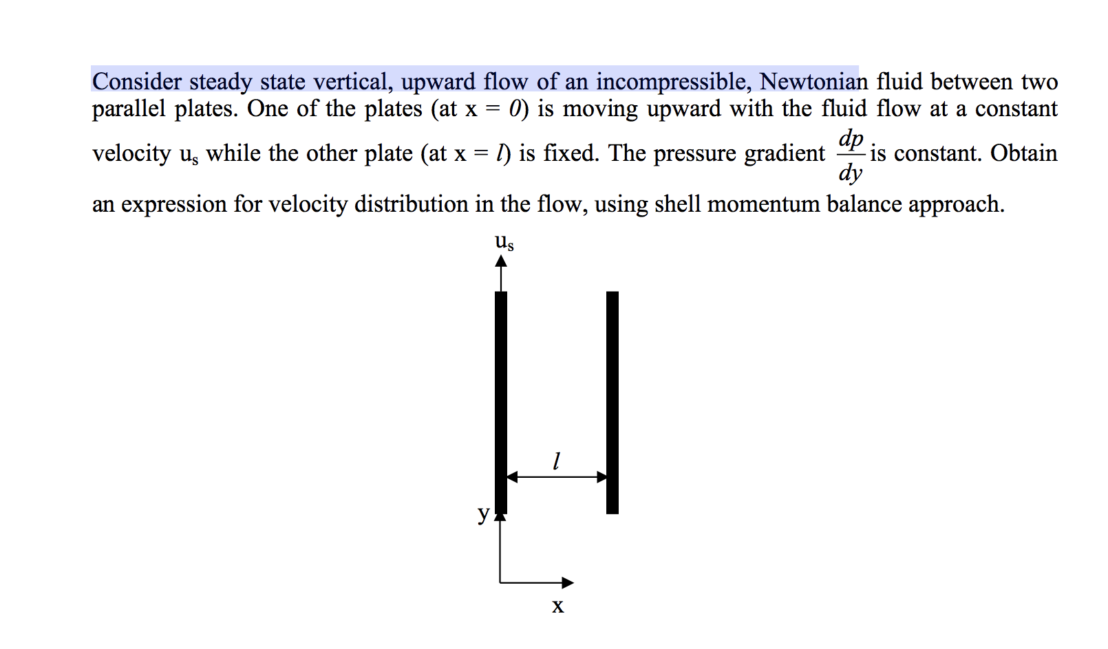 Solved Consider steady state vertical, upward flow of an | Chegg.com
