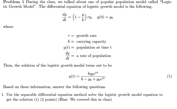 Solved Problem 1 During the class, we talked about one of | Chegg.com