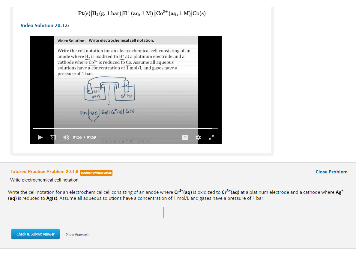 Solved Tutored Practice Problem 20.1.6COUNTS TOWARDS GRADE | Chegg.com