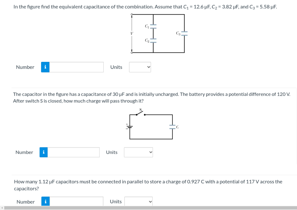 Solved In the figure C1 = 11.0 pF,C2 = 21.0 pF and C3 = 27.0 | Chegg.com
