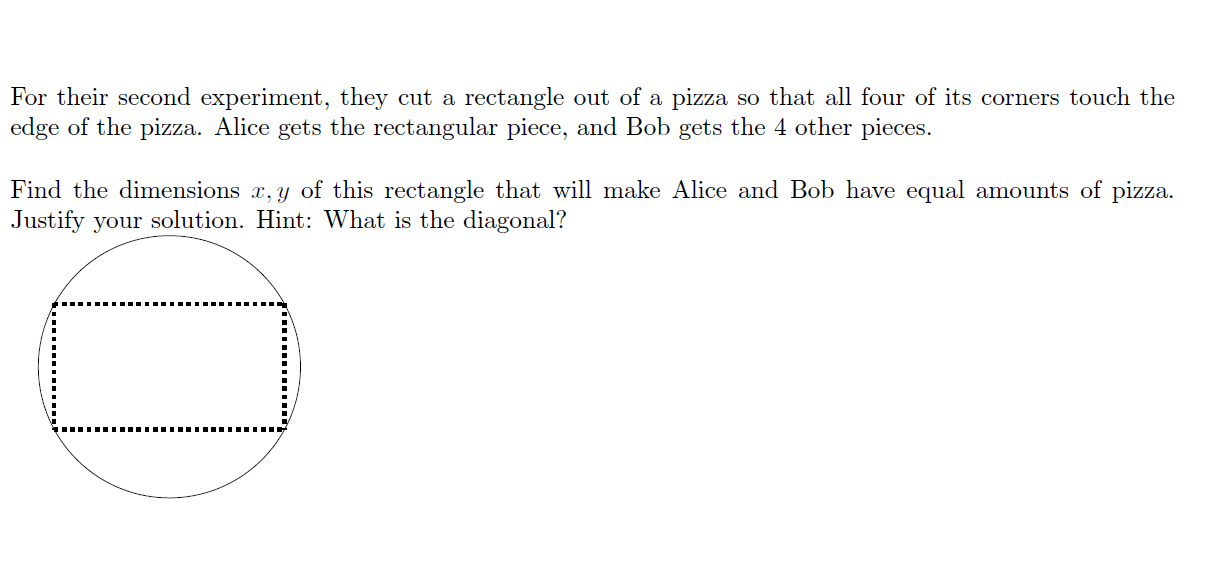 Solved For their second experiment, they cut a rectangle out | Chegg.com