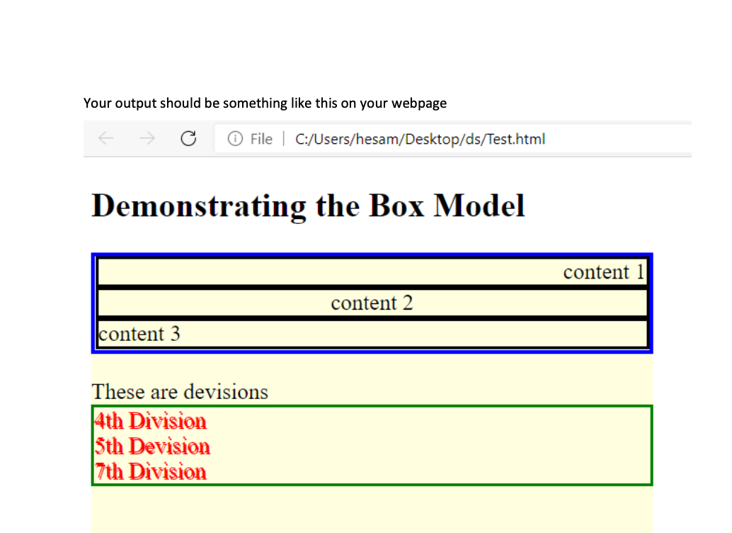 Solved Your output should be something like this on your | Chegg.com