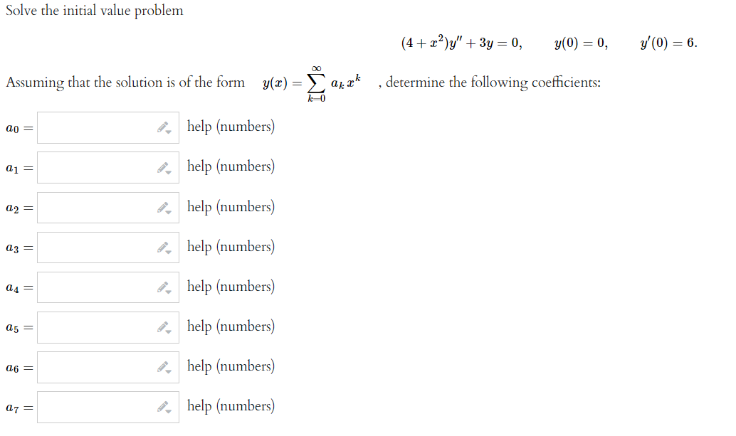 Solved Solve the initial value | Chegg.com