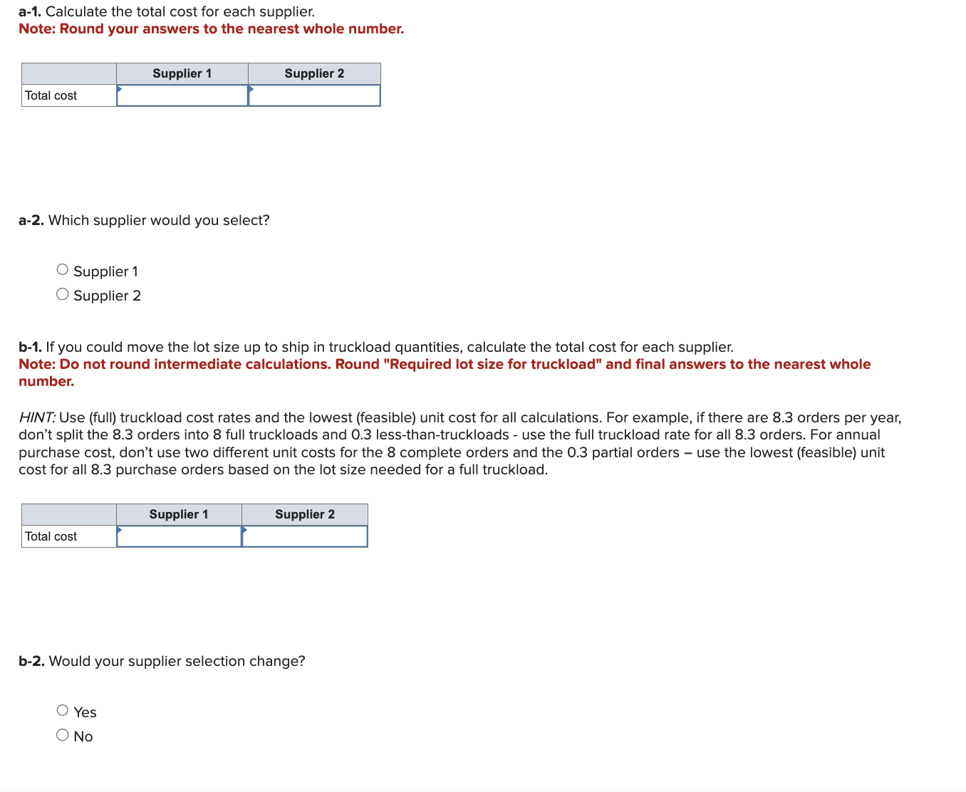 Solved Problem 13-12 (Algo)Your company assembles five | Chegg.com