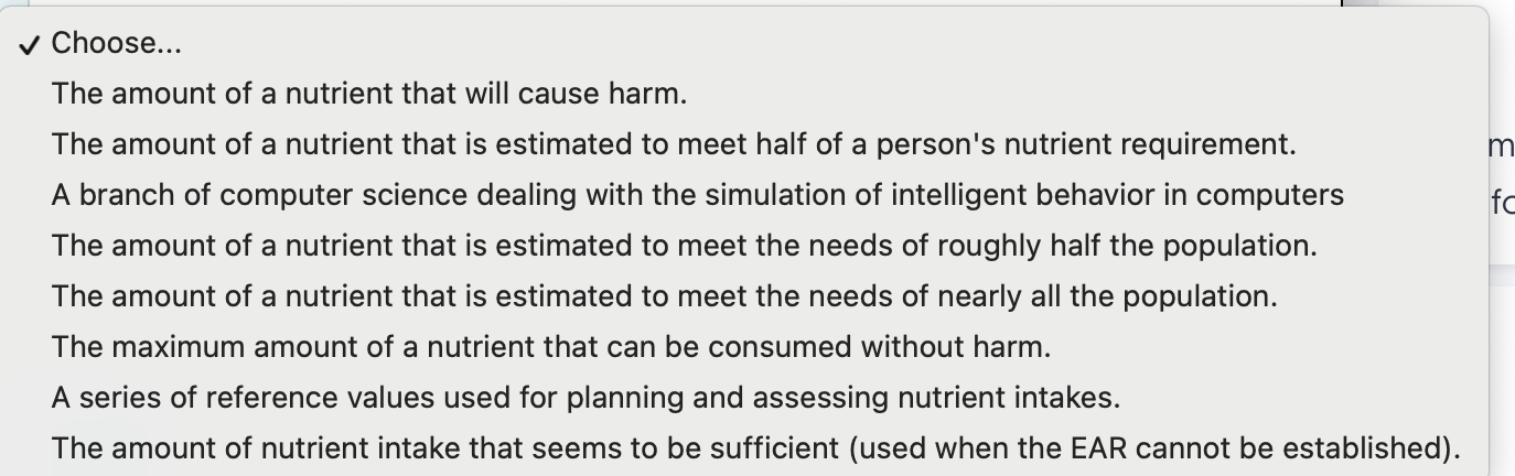 Solved Please match the acronym to its appropriate | Chegg.com