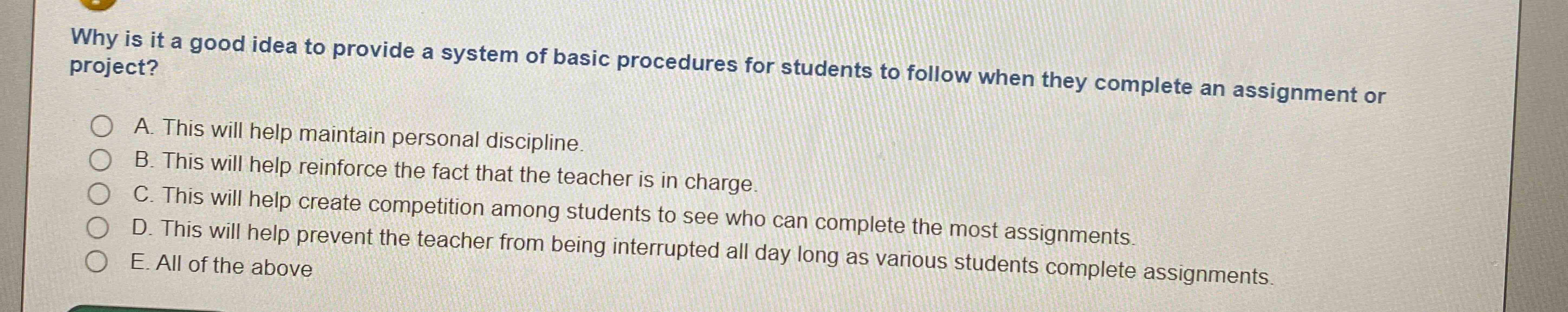 Solved Why is it a good idea to provide a system of basic | Chegg.com