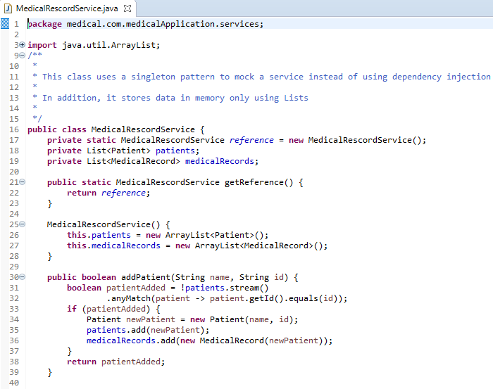 I need help writing a JUnit test for this class. It's | Chegg.com
